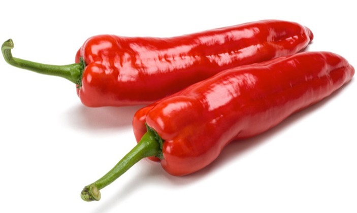 Punt paprika ( rood ) - De Aubergine