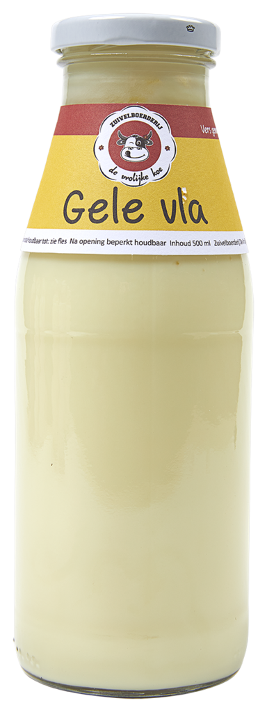 Zuivel gele vla 0.5l - De Aubergine